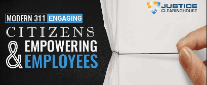 Infographic: Modern 311 Systems – Justice Clearinghouse