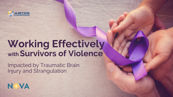 Working Effectively with Survivors of Violence Impacted by Traumatic ...
