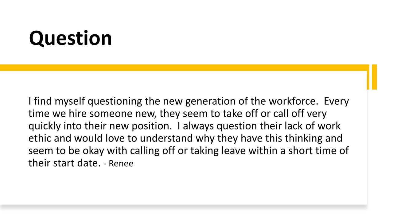 Ask Me Anything: Managing the Younger Generation – Generation Z ...